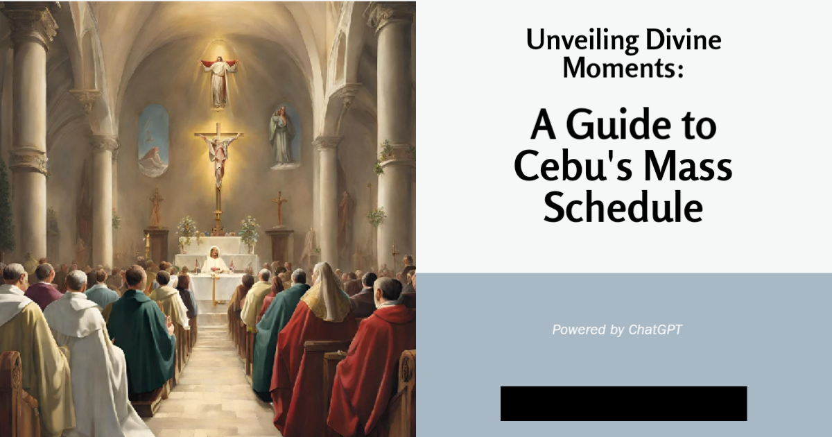 Catholic Mass Philippines
